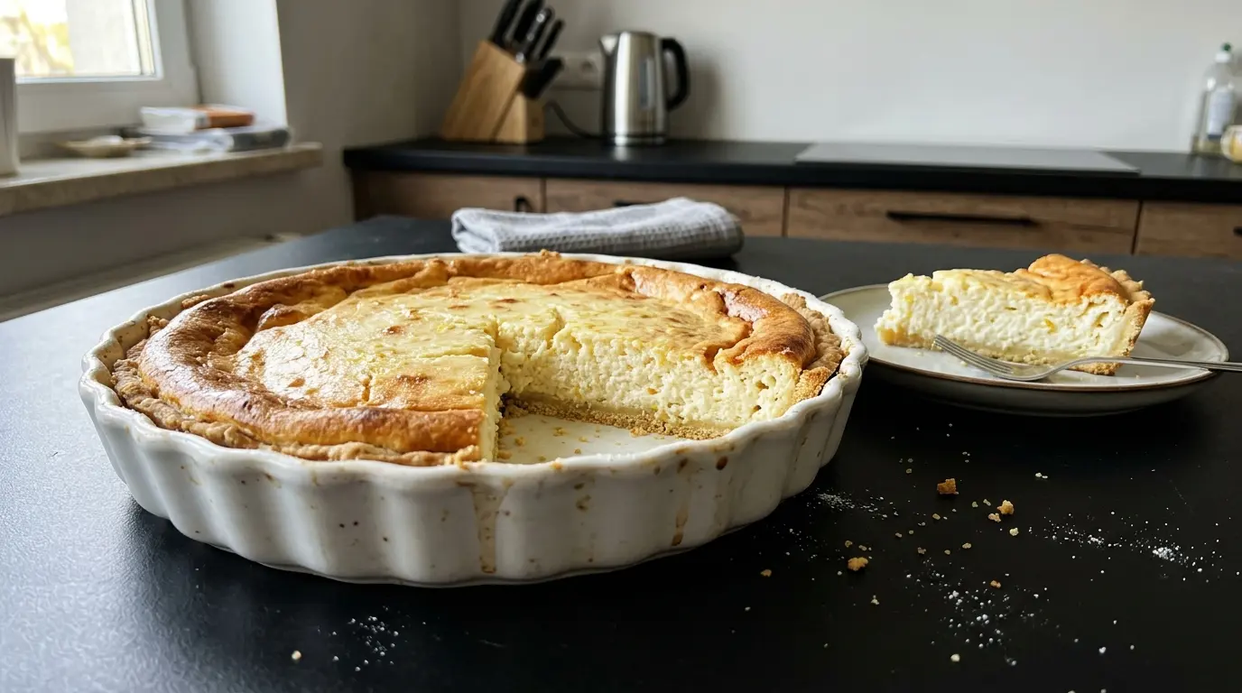 Tarte au fromage blanc – light French cheesecake tart with quark Recipe ...